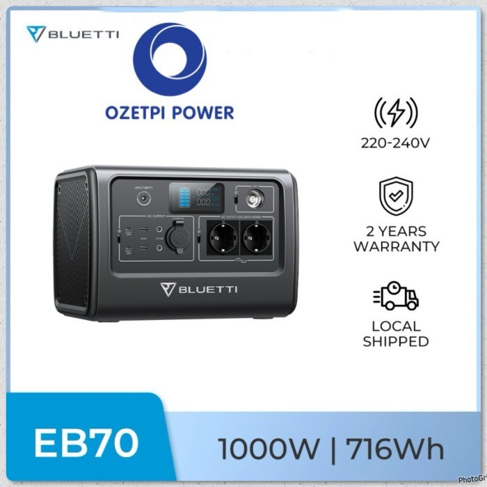 Jual Cuci Gudang Bluetti Eb70, Power Station 720Wh/1000W | Shopee Indonesia