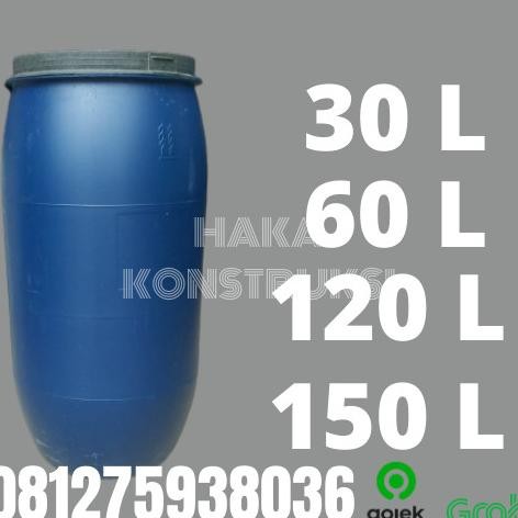 Jual Tangki/ Tong Air/ Drum, Tempat Sampah Tebal, Gentong Liter HDPE ...