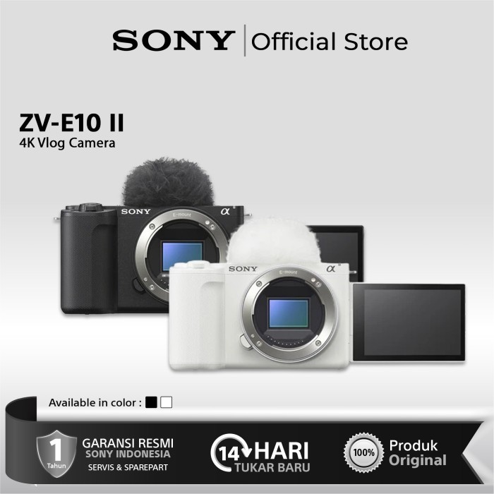 Jual Sony ZV E10 II Sony ZVE10 Mark II Mirrorless Camera Body Only | Shopee Indonesia