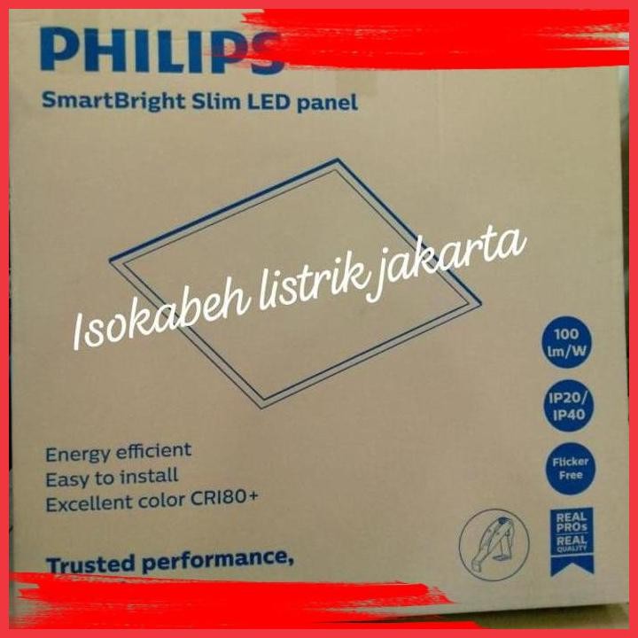 Jual (ISOK) LAMPU LED PLAFON PHILIPS 40W 60X60 AKUSTIK LED PANEL ...