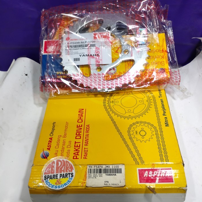 Jual Paket Rantai Jupiter Mx Lama Gear Gir Set Rante Chain Kit Aspira ...