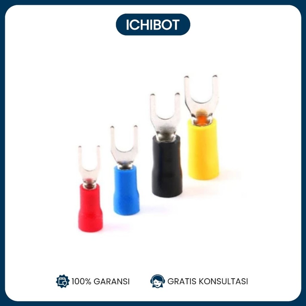 Jual Skun Kabel Y SVS SV1.25-4 Electrical Crimp - Merah | Shopee Indonesia