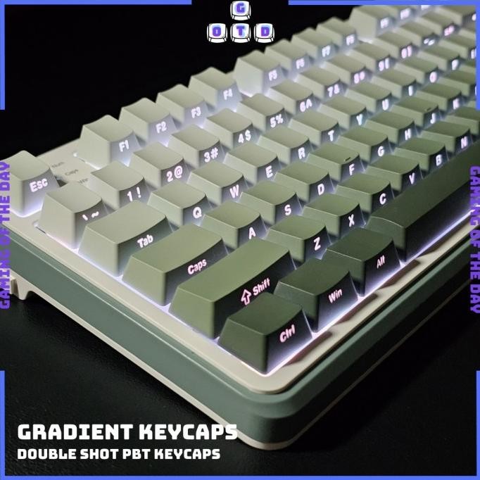 Jual TERBARU - Seaweed Gradient Keycaps Side Letter Side Print OEM ...