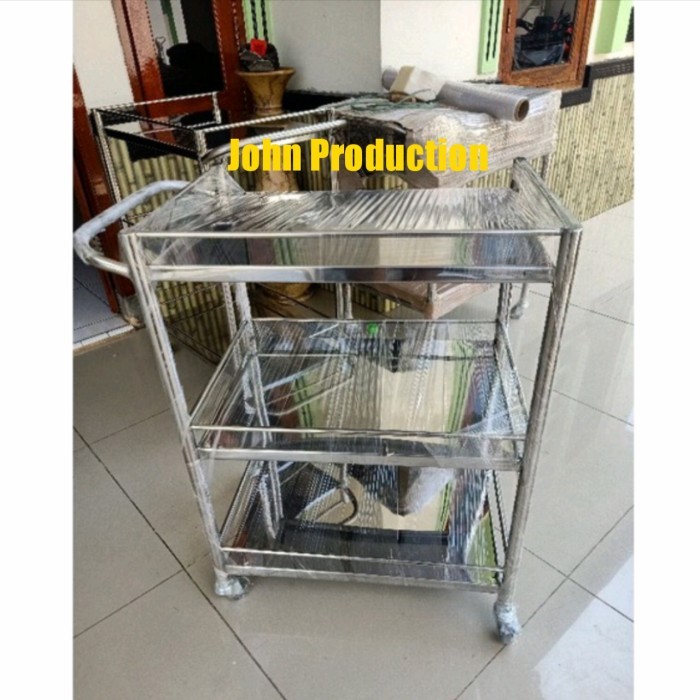 Jual PROMO!!! Trolley Instrumen 3 Rak / Meja Troli Instrumen Rumah ...