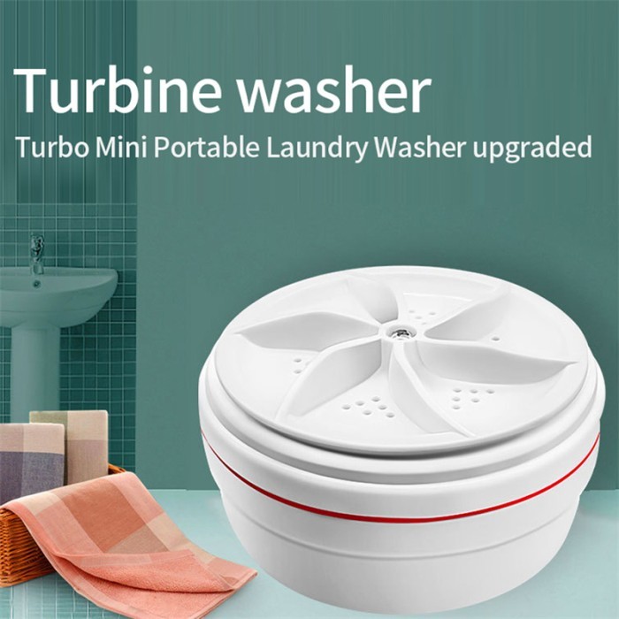 Jual MESIN CUCI MINI USB BAK EMBER PORTABLE WASHING MACHINE ULTRASONIC ...