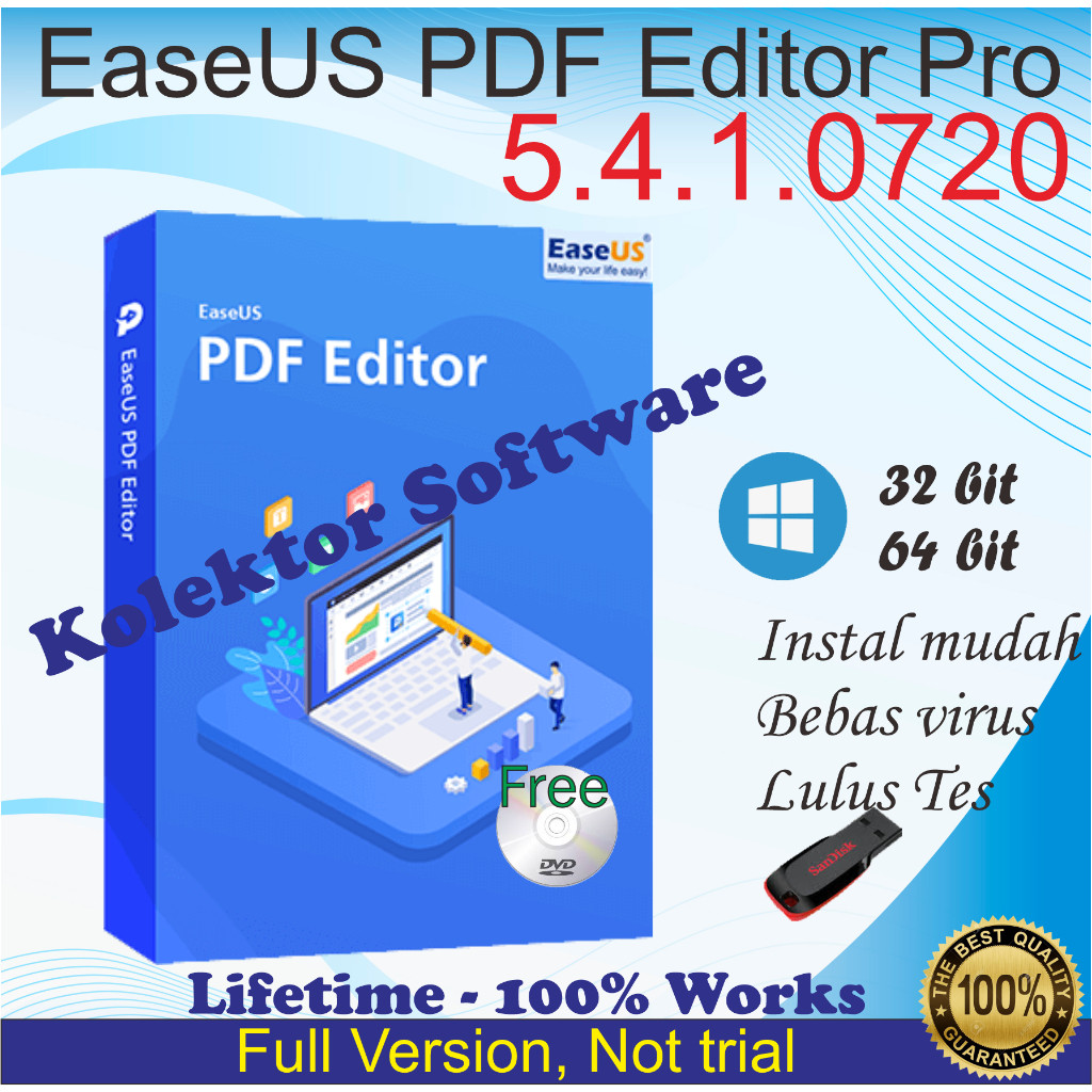 Jual EaseUS PDF Editor - Full Version, Lifetime | Shopee Indonesia