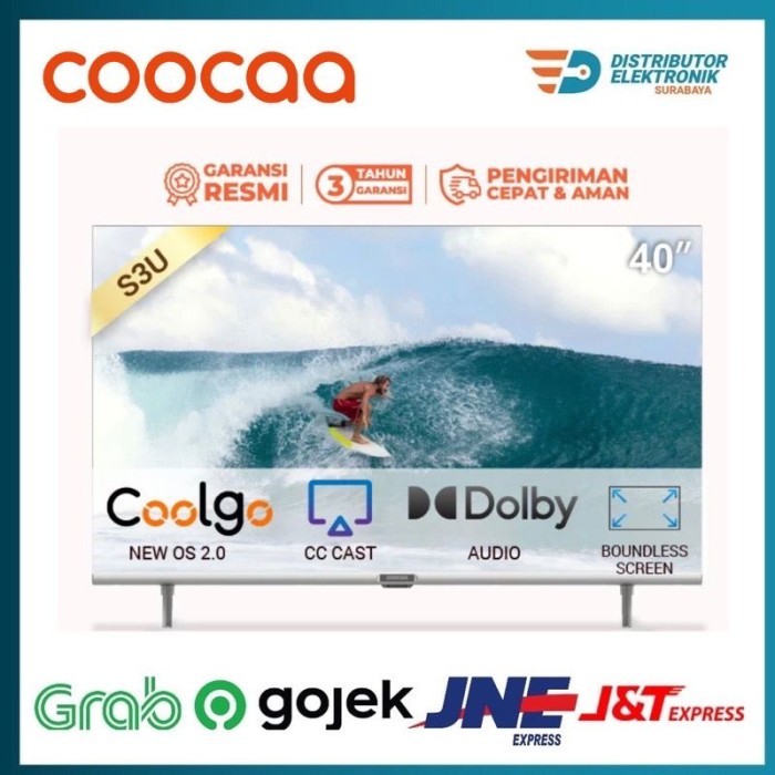 Jual Coocaa 40S3U 40 Inch Coolita 2.0 - Smart Tv - Fhd - 60 Hz - Soft ...