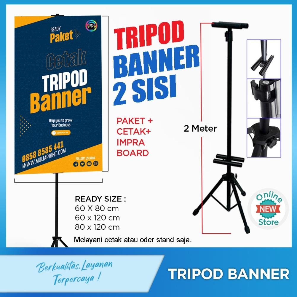 Jual READYYY>> PRINT STAND BANNER TRIPOD CETAK STIKER | STICKER IMPRABOARD UV / ECO | Shopee ...