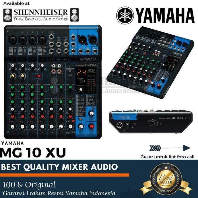 Jual Mixer Yamaha MG 10 XU Original Garansi Resmi Yamaha Indonesia | Shopee Indonesia
