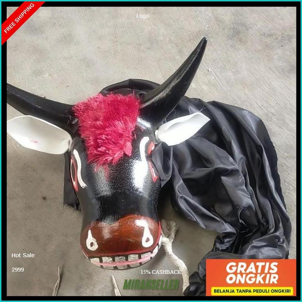 Jual Barongan Bantengan - Mainan Anak Banteng Bantengan Kuda Lumping ...