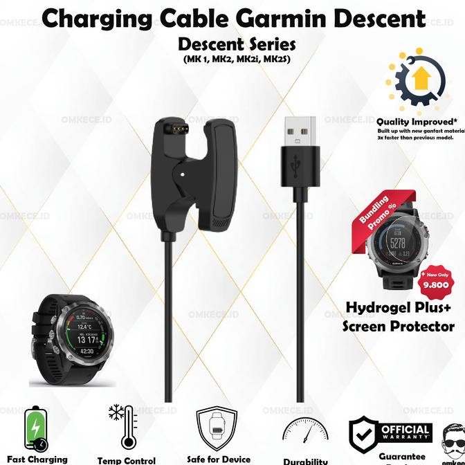 Jual TERLARIS - Charger Garmin Descent MK 1 MK2, MK2i, MK2s Kabel ...