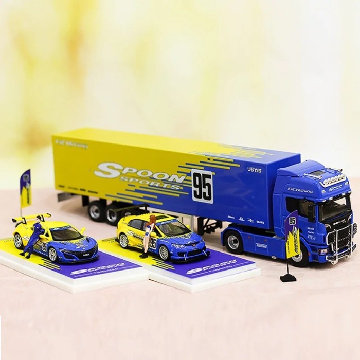 Jual Hemat Time Micro Transporter Spoon Racing Team #95 Figure Complete ...