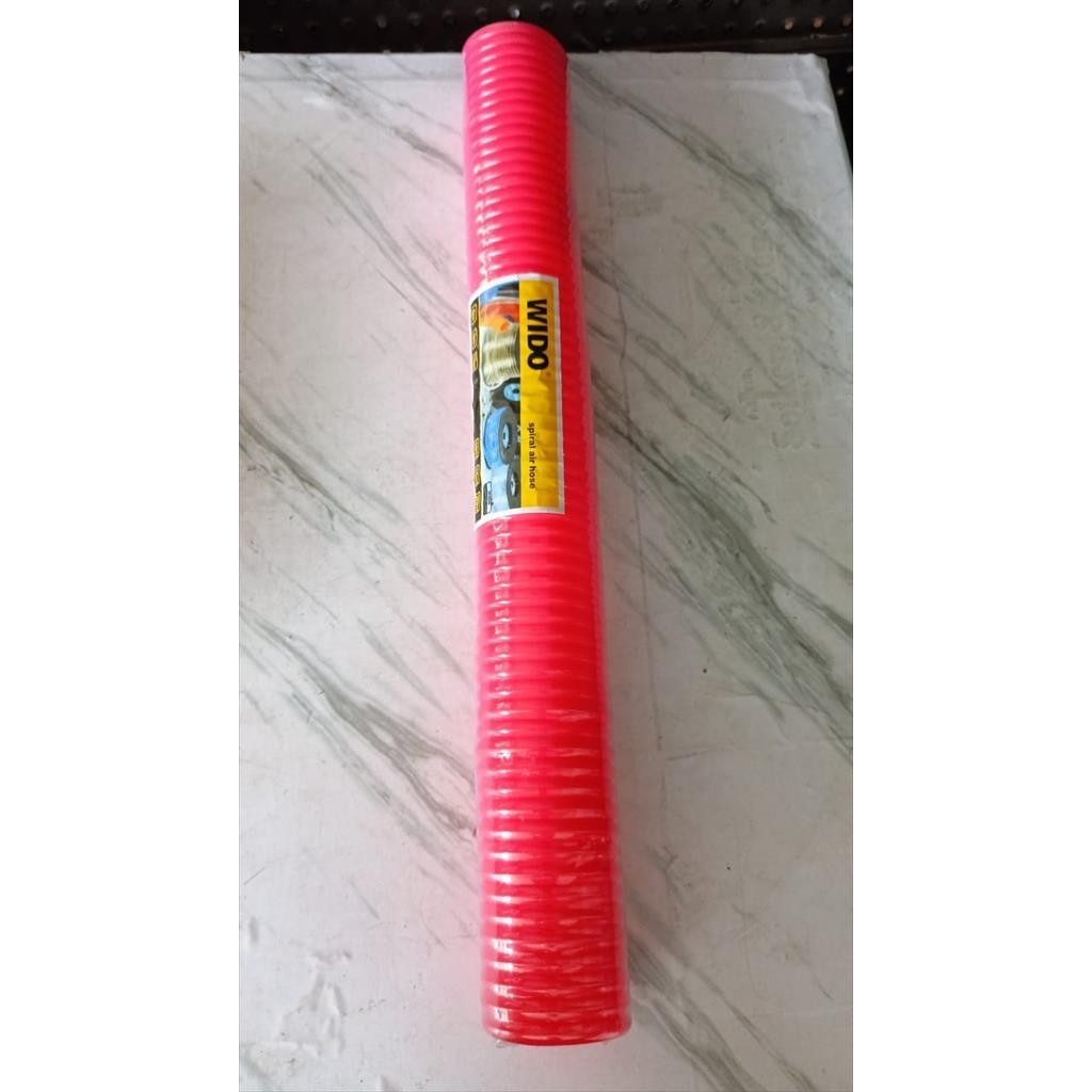 Jual Selang Angin Kompresor Spiral Recoil Air Hose Merah 12mm Wido ...