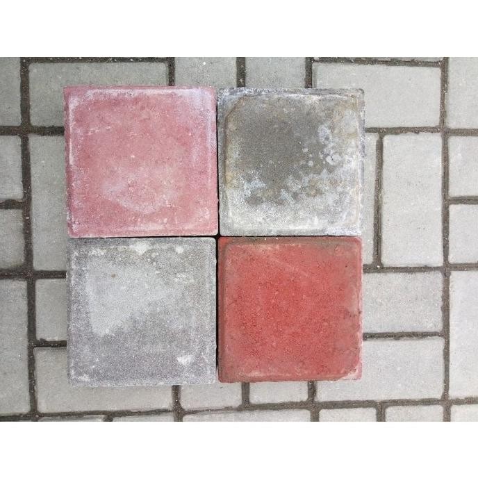Jual Paving Block / Conblock Kotak Ubin 20 X 20 Merah Tebal 6Cm MS54 ...