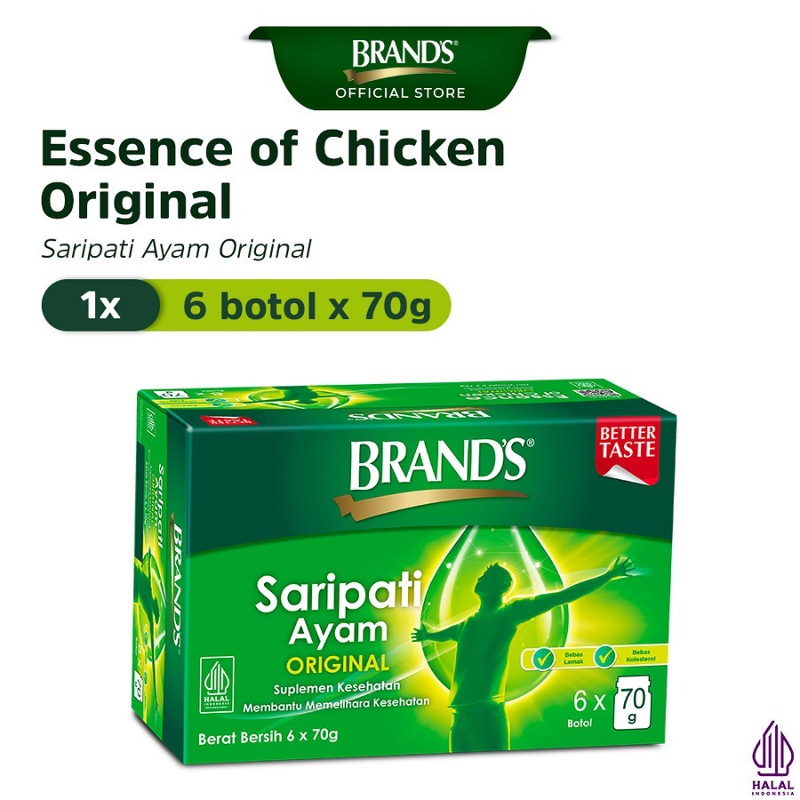 Jual Suntory BRAND'S Saripati Ayam Original 70 Gr (isi 6 botol ...