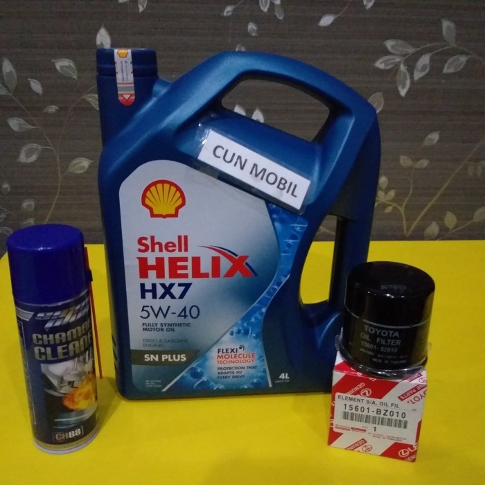Jual Paket Oli Mesin Shell Hx7 5W-40 Avanza,Xenia,Rush,Terios,Luxio 3 ...