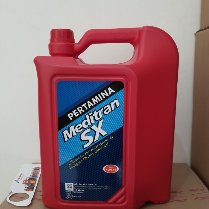 Jual Oli Mesin Pertamina Meditran Sx Diesel Sae15W-40 10 Liter Harga Spesial!! | Shopee Indonesia