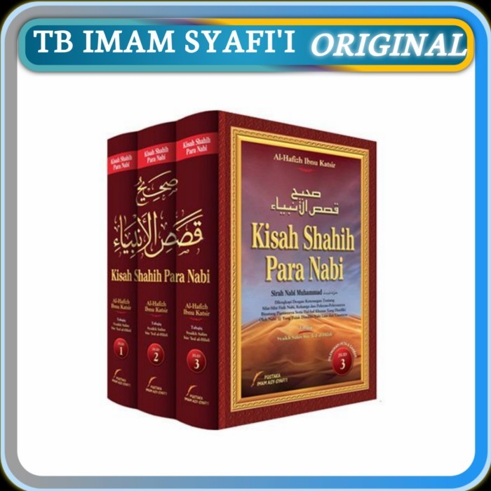 Jual Buku Sejarah Kisah Shahih Para Nabi Lengkap 3 Jilid Pustaka Imam Syafi Harga Spesial ...