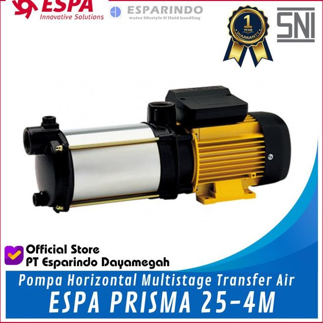 Jual Pompa Dorong Air - Booster Pump Espa Prisma 25 - 4 M Buatan Spanyol | Shopee Indonesia