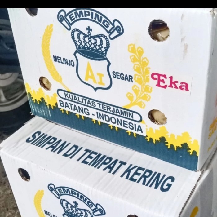 Jual Emping Melinjo Mentah 1 Dus Isi 5 Kg Barangbaru | Shopee Indonesia