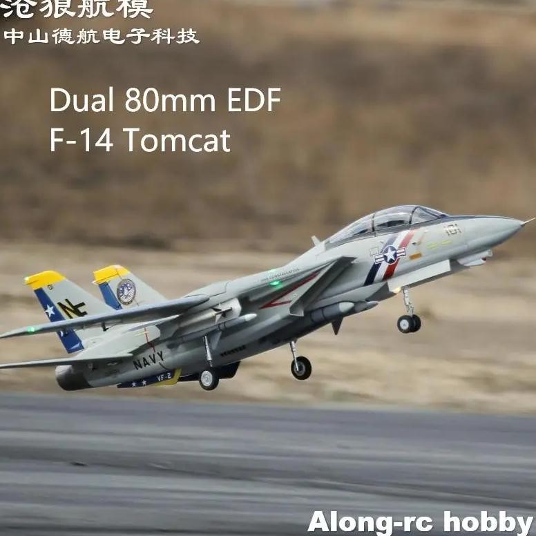 Jual FREEWING DUAL 80MM EDF RC AIRPLANE JET MODEL F-14 TOMCAT WITH VARIABLE SWEEP WING KIT WITH ...