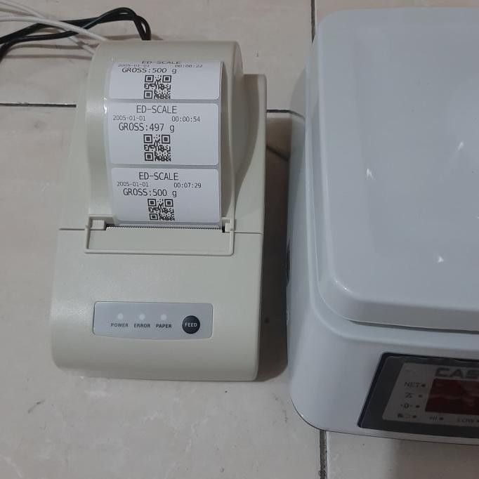 Jual Timbangan Meja + Printer Is Dlp Barcode Timbangan Dapur 30Kg ...