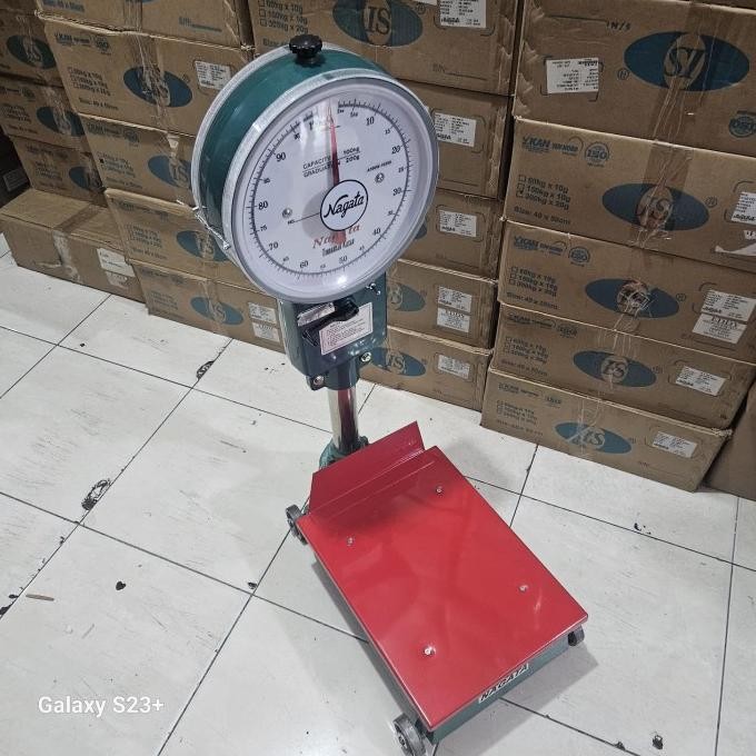 Jual Timbangan Duduk Jarum Nagata A100W 100Kg / 200Gr / Timbangan Mekanik !! Ready | Shopee ...