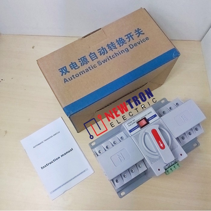 Jual Stok Terbatas! Ats 63A 4P Automatic Transfer Switch Otomatis Pln Genset Vision | Shopee ...