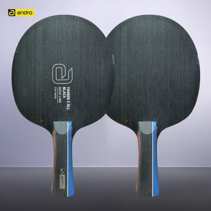 Jual Kayu Bat Tenis Meja Pingpong Andro Timber 5 Allround Black 5 Plywood !! Ready | Shopee ...