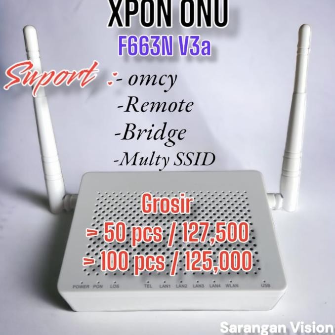 Jual ONU ONT GPON XPON PEMANCAR SINYAL WIFI / MODEM ORIGINAL DAN ...