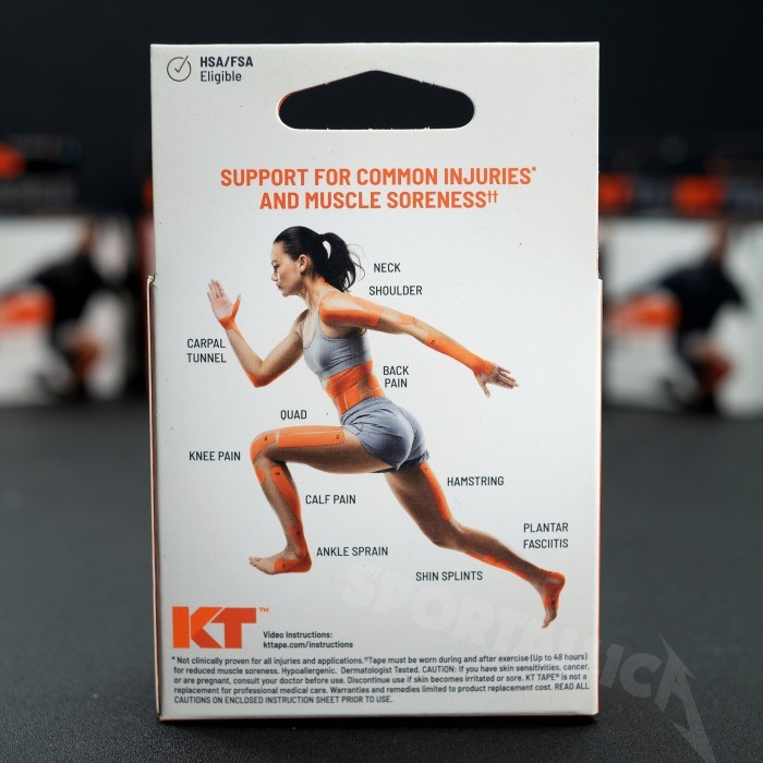 Jual Kinesiology Tape Kt Tape Pro 20 Precut | Shopee Indonesia
