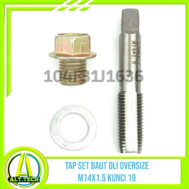 Jual BIG SALE Paket Tap baut oli oversize m14x1.5 baut 19 kunci 17 cocok untuk motor honda ...