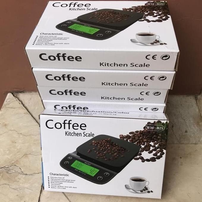 Jual Timbangan meja digital V60 timer Sanbei COffee Drip Scale 3kg*0.1g ...