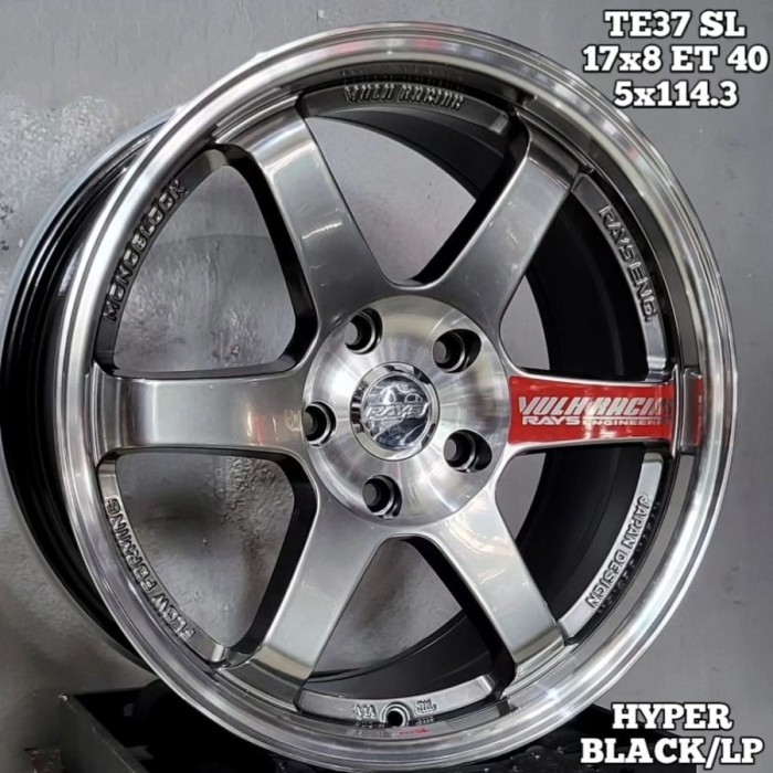 Jual velg ring 17 TE37 FLOW FORMING velg r17 lebar 8 innova terios xpander | Shopee Indonesia