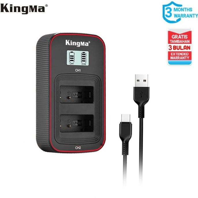 Jual Charger Dual Lcd Kingma Lp-E17 / Lc-E17 For Canon M3 M5 M6 200D ...