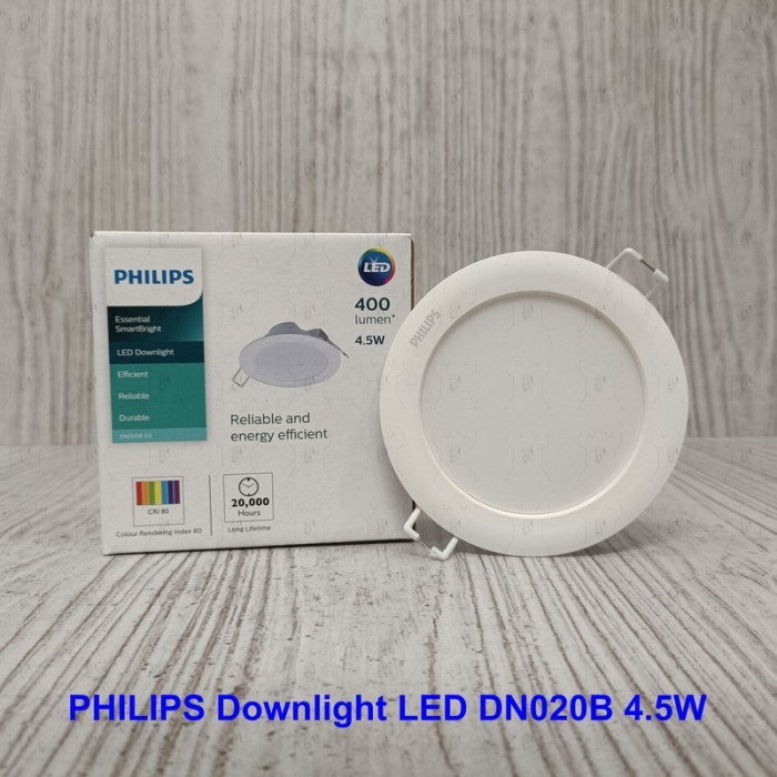 Jual Philips Downlight LED DN020B G3 4.5W Led4 D090 220-240V Inbow ...