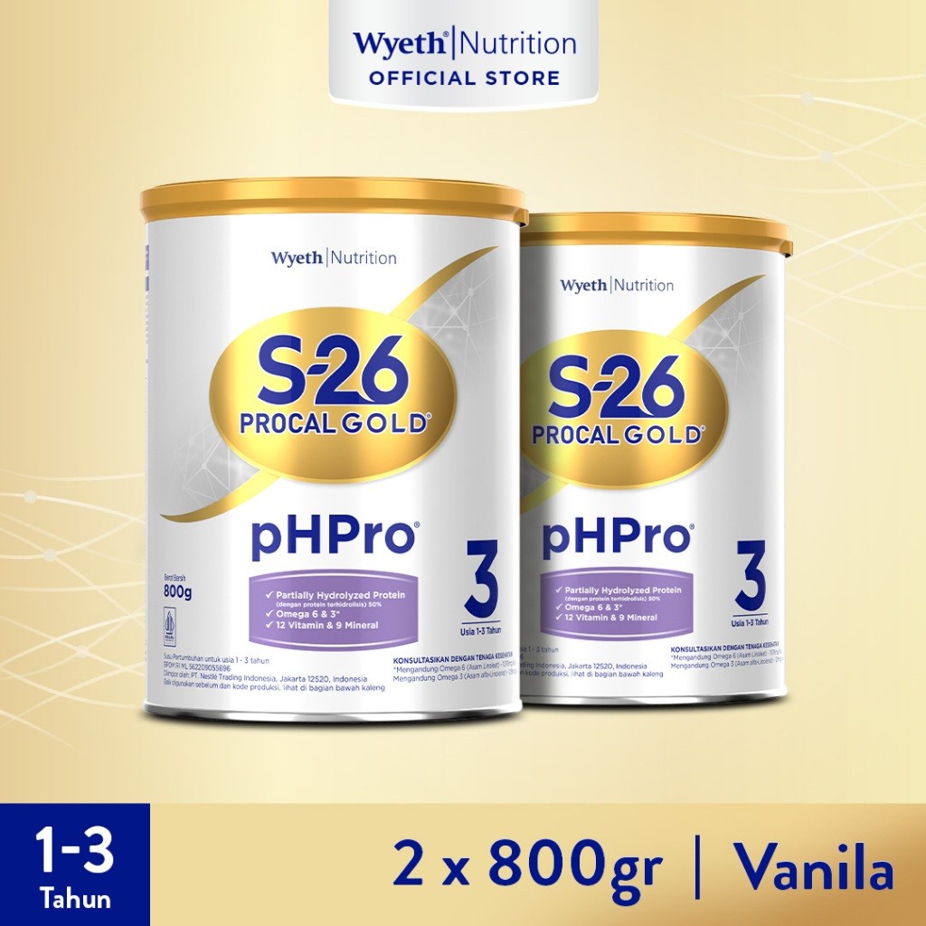 Jual S-26 Procal GOLD pHPro Tahap 3 Susu Pertumbuhan Anak Usia 1-3 ...