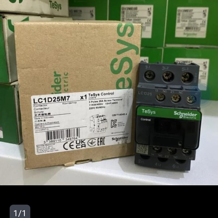 Jual Contactor Schneider Lc1D25M7 3P 220V | Shopee Indonesia