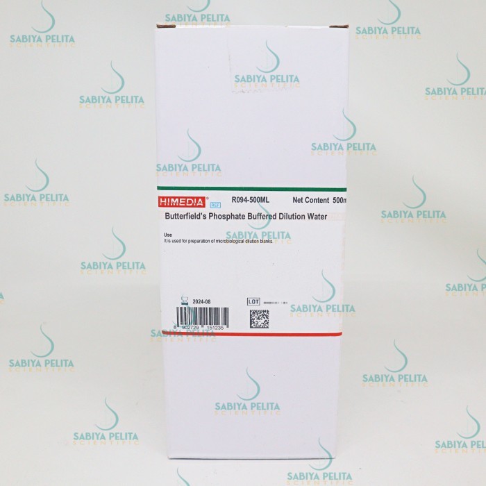 Jual Phosphate Buffered Dilution Water 500Ml Himedia R094-500Ml ...