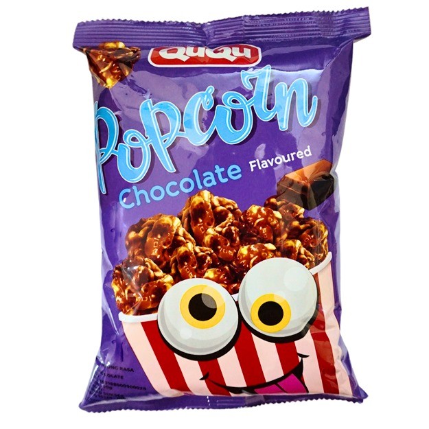 Jual S18836 QUQU POP CORN CHOCOLATE SNACK MALAYSIA 60GR BUNGKUS MAJU ...
