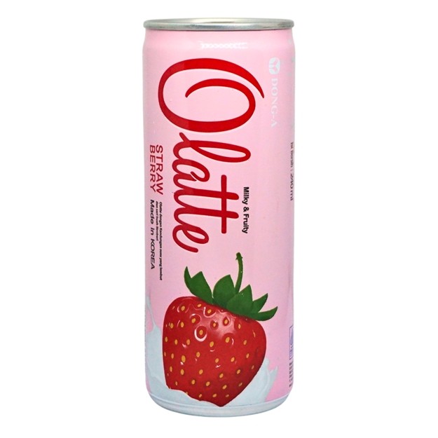 Jual S20430 OLATTE RASA BUAH STRAWBERRY SUSU CAIR 240ML CAN MAJU ...