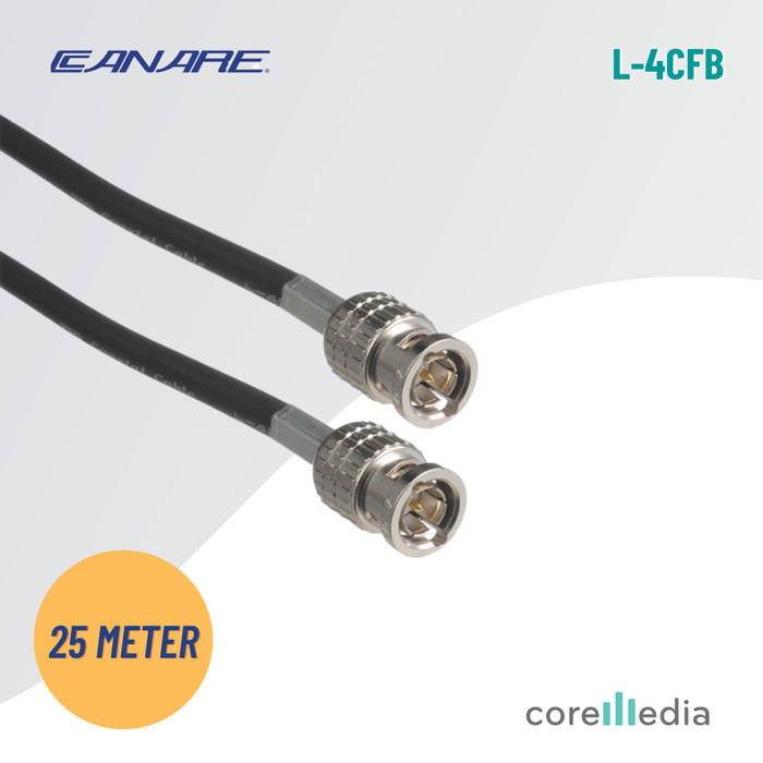 Jual Canare L-4CFB RG59 HD-SDI Coaxial Cable with Male/Male BNC - 25 Meter | Shopee Indonesia