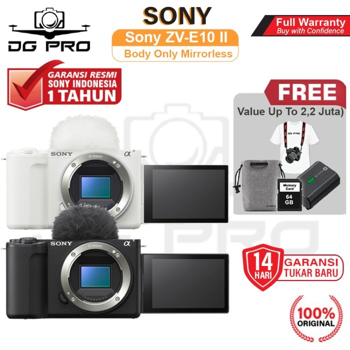 Jual Sony ZV-E10 II Body Only Mirrorless Camera Sony Sony ZVE10 ZVE 10 Mark 2 Garansi Resmi ...