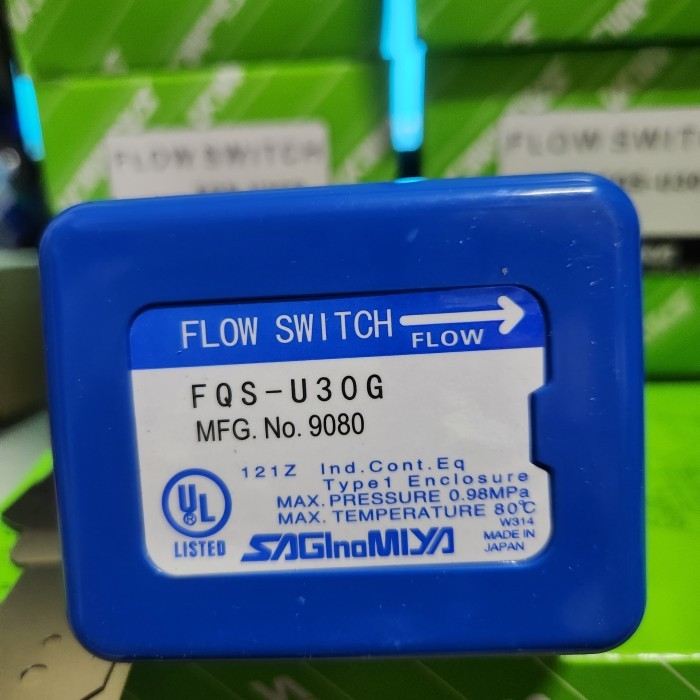 Jual Saginomiya Fqs-U30G Flow Switch Drat 1" Paddle 6" Pipe Japan ...