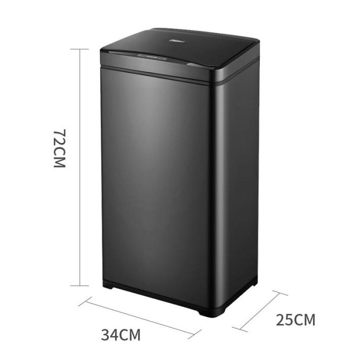 Jual Tempat Tong Sampah Sensor Otomatis Smart Touchless Trash Bin Automatic [terbaik] | Shopee ...