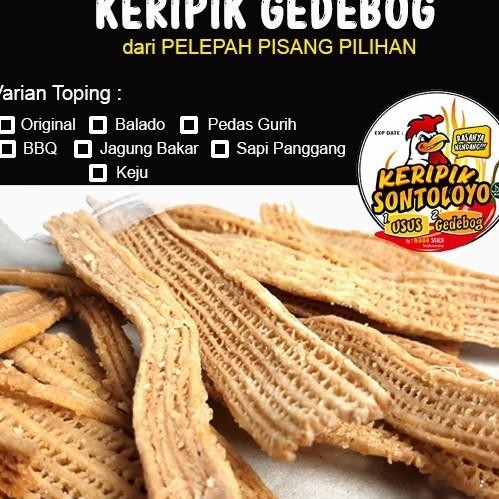 Jual Boom Keripik Gedebog Pisang / Keripik Pelepah Pisang Berat 40Gr ...