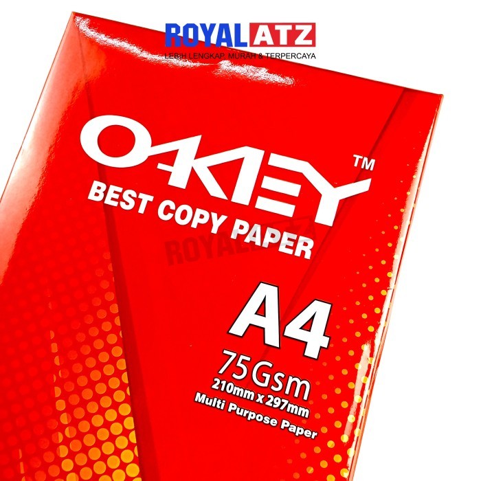 Jual Kertas Print Fotocopy / Kertas Hvs Ukuran A4 75 Gram Okey | Shopee ...