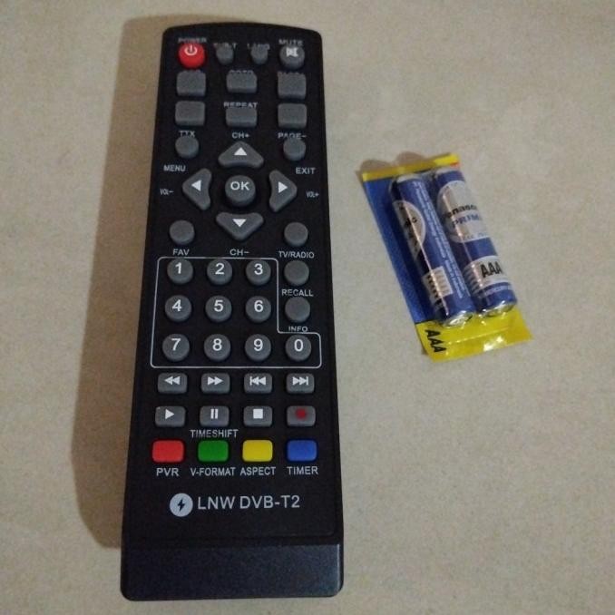 Jual Remote STB DVB-T2 Advance Luby Sanex Venus Evercross Pioline Super ...