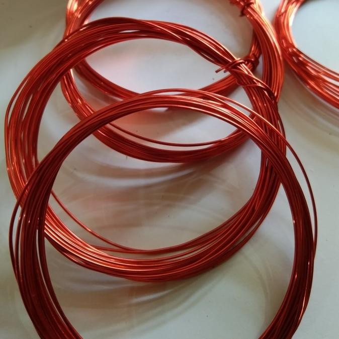 Jual kawat tembaga email merah jerman/kawat dinamo tamiya | Shopee ...