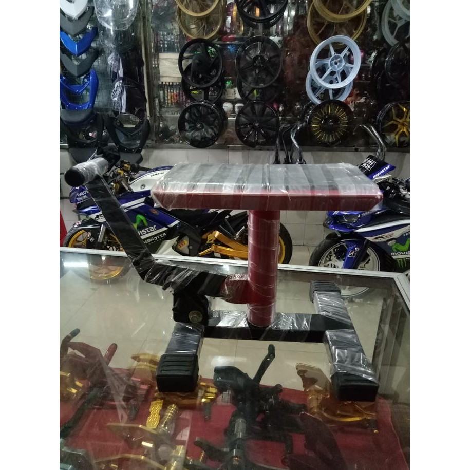 Jual STANDAR PADDOCK MOTOR TRAIL/SUPERMOTO (JACKSTAND) JACK STAND KLX ...